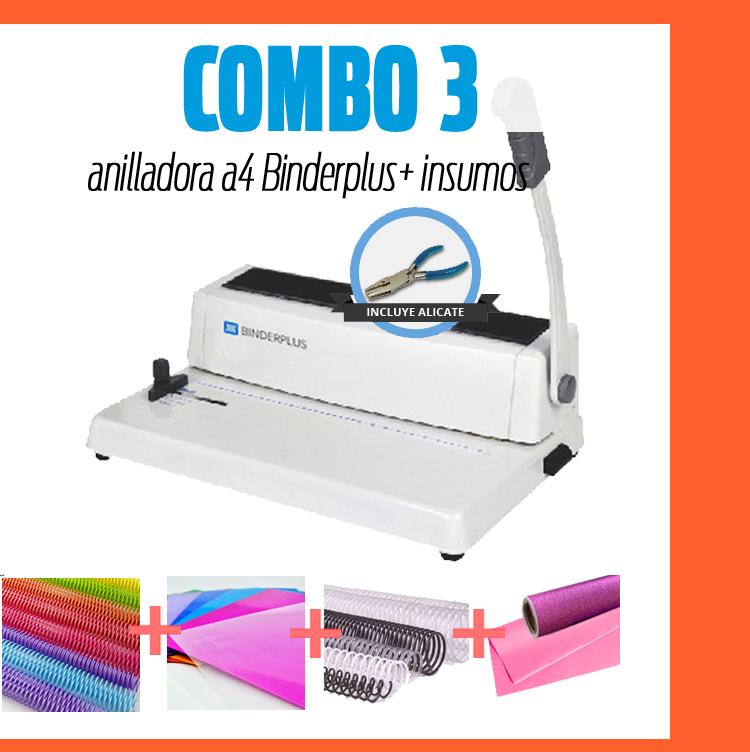 COMBO 3 (ANILLADORA PERSONAL A4) – CopyPrint