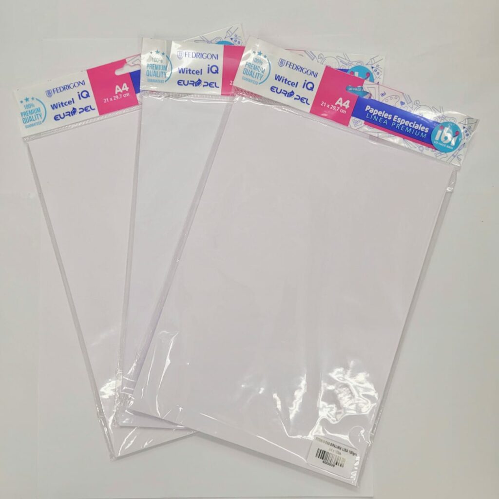 PAPEL IBICRAFT OPALINA LISA DIAMOND – A4 – 180grs – 10 hojas – CopyPrint